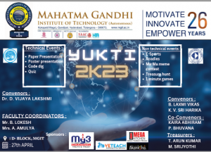 YUKTI 2023 - MGIT