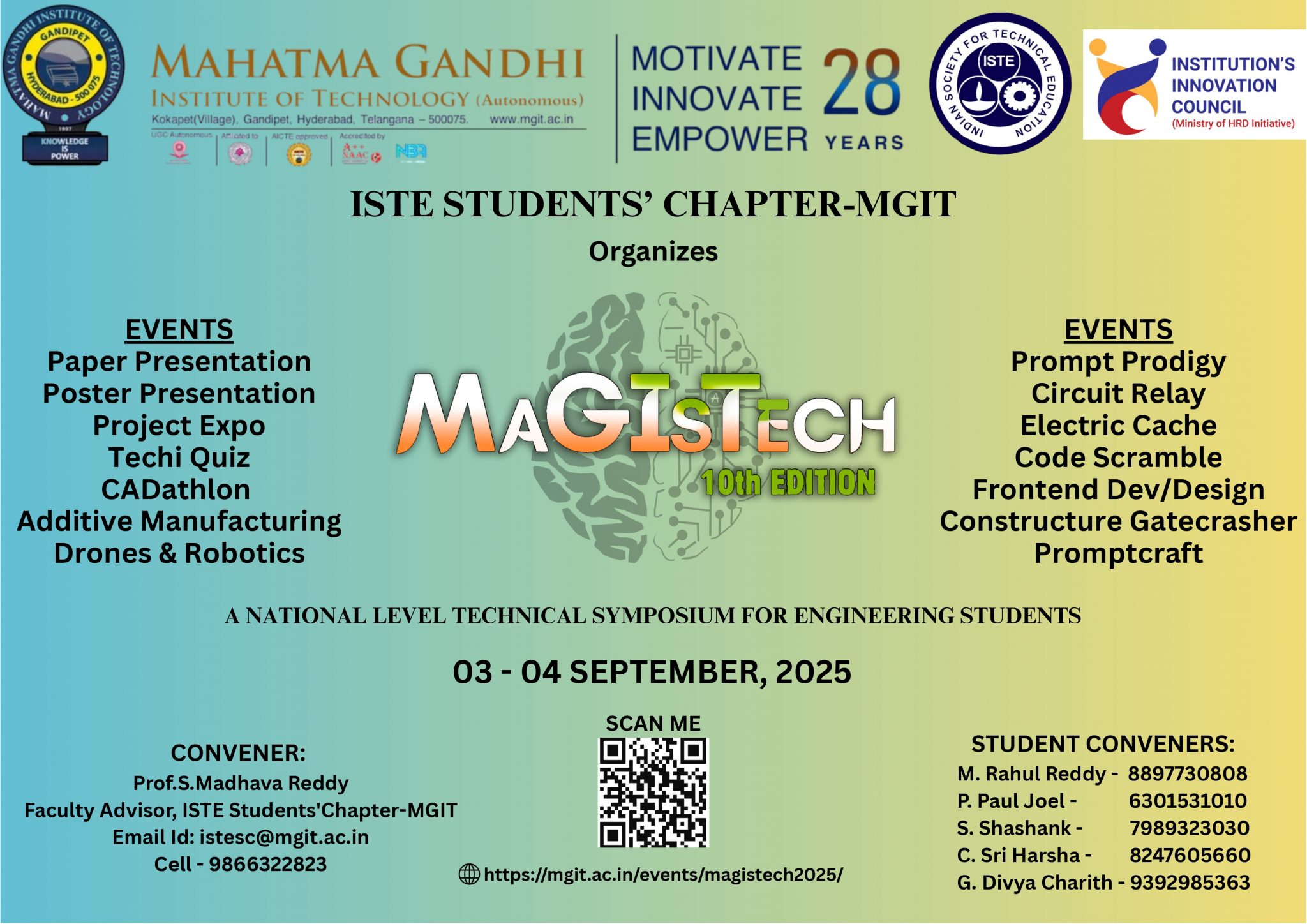 MGIT Teams Selected for the Grand Finale of Smart India Hackathon (SIH ...
