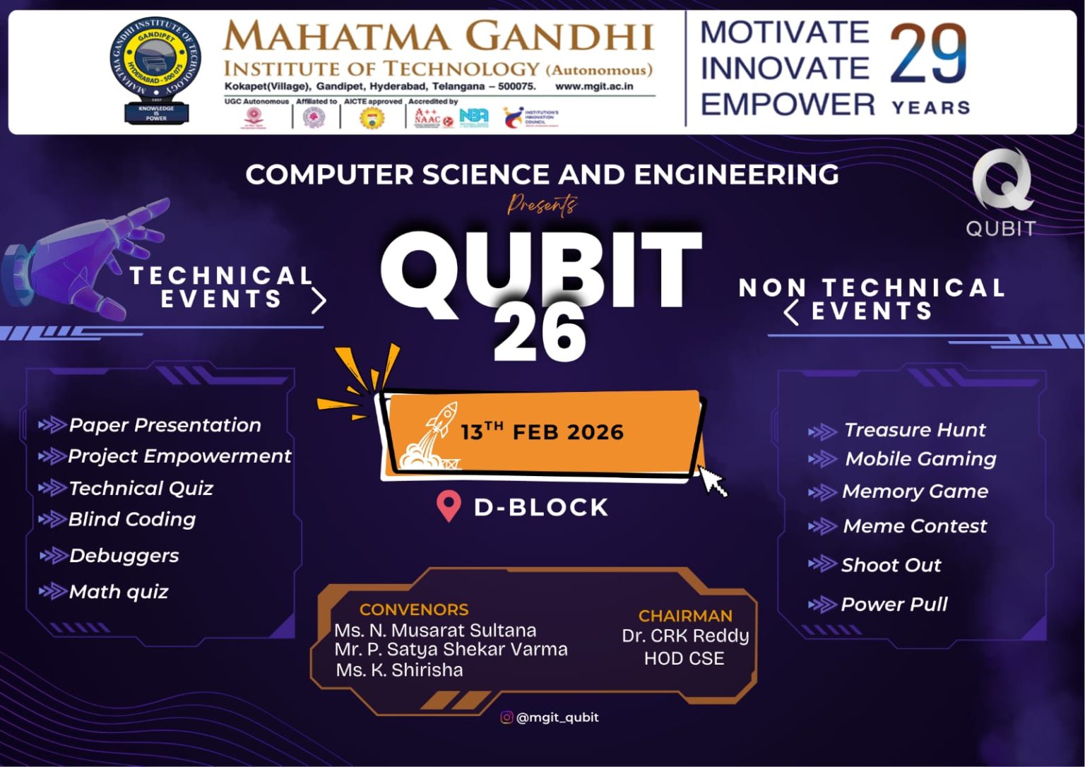 QUBIT 2026 - MGIT